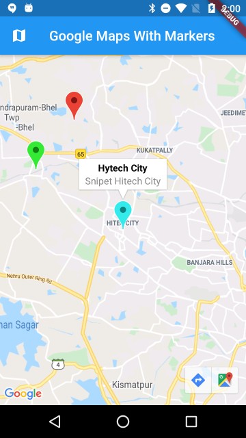 Show Multiple Markers On Google Maps Flutter Infowindow Example