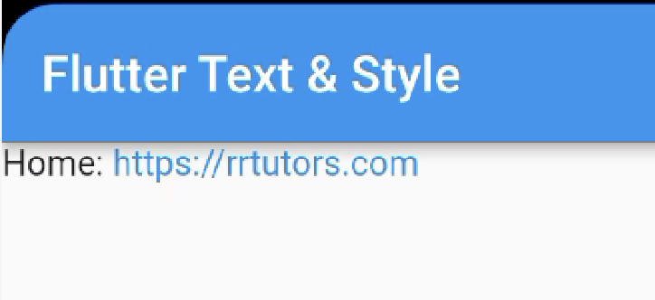 Flutter Text Style Widget Tutorial