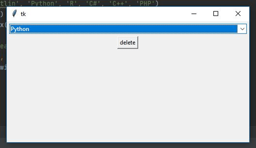 How To Clear The Text Field Part Of Ttk Combobox In Tkinter 